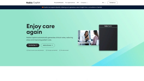 AI Clinical Notes Generator - Nabla Copilot