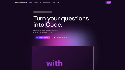 AI Code Snippet Generator - Code Snippets AI