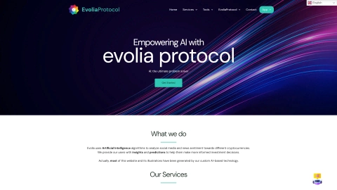 AI Cryptocurrency Investment Tool - Evolia Protocol