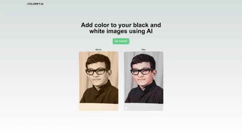 AI Photo Colorization Tool - ColorifyAI