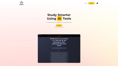 AI Quiz Generator - Yippity