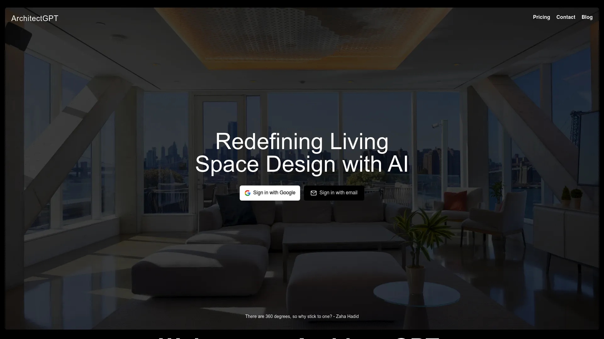 AI Design Tool For Architects - ArchitectGPT