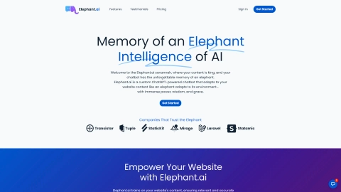 AI Chatbot Platform - ElephantAI