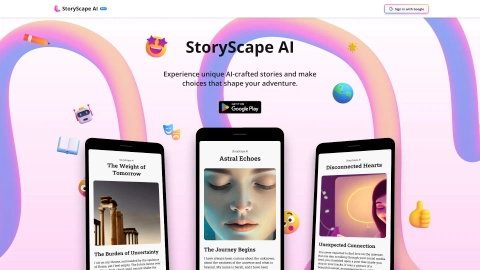 AI Interactive Storytelling App - StoryScape AI