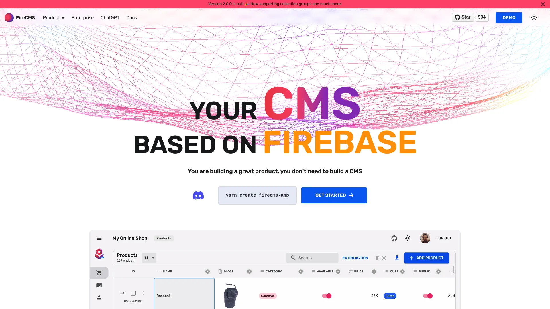 Firebase AI Content Management System - FireCMS Firebase AI Content Management System - FireCMS