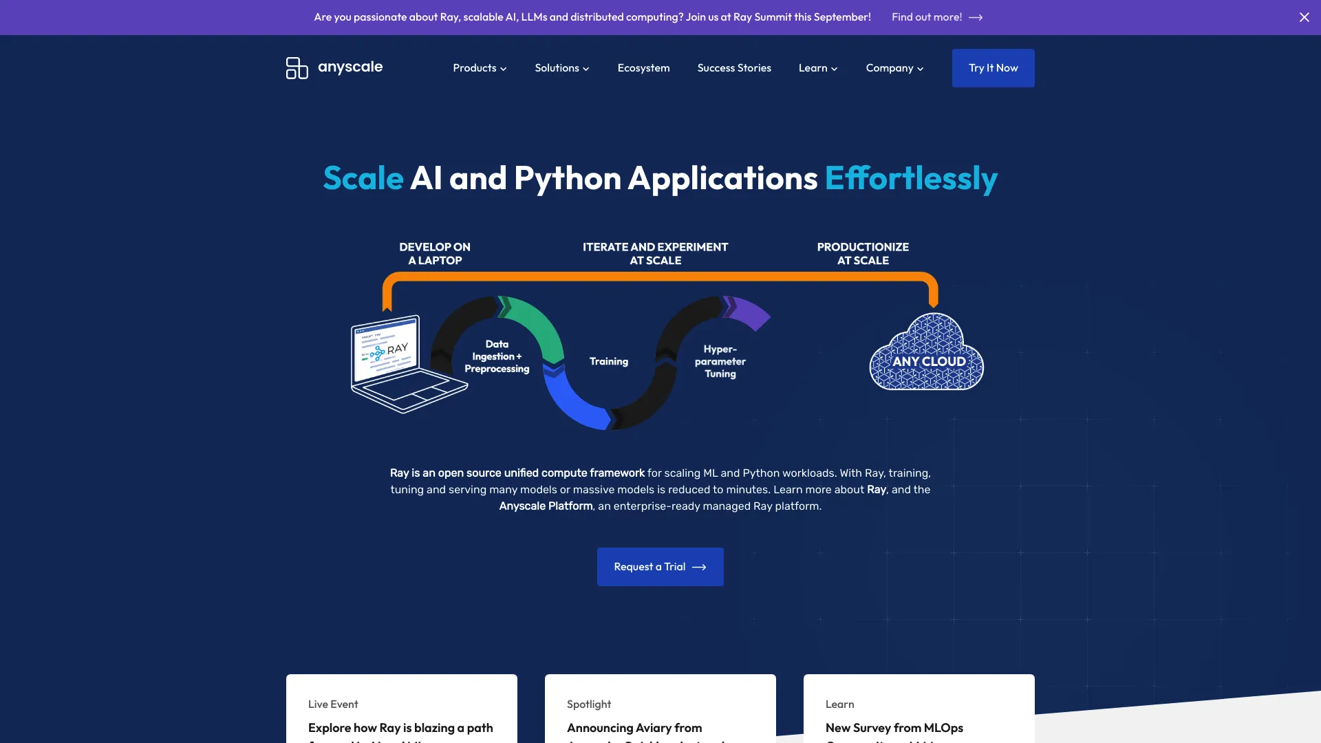 Scalable AI And Python Applications Tool - Anyscale Scalable AI And Python Applications Tool - Anyscale