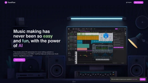 AI Music Creation Platform - TuneFlow