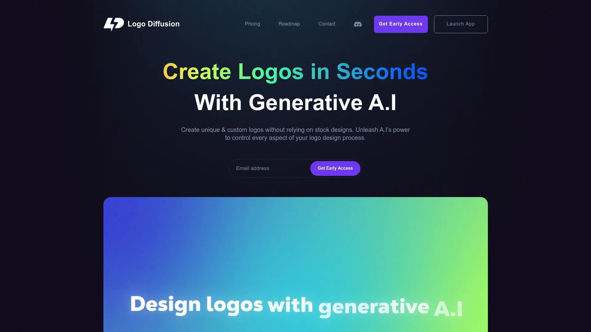 AI Logo Generator - LogoDiffusion