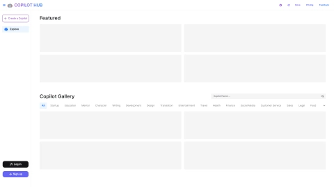 AI Training Platform - Copilot Hub