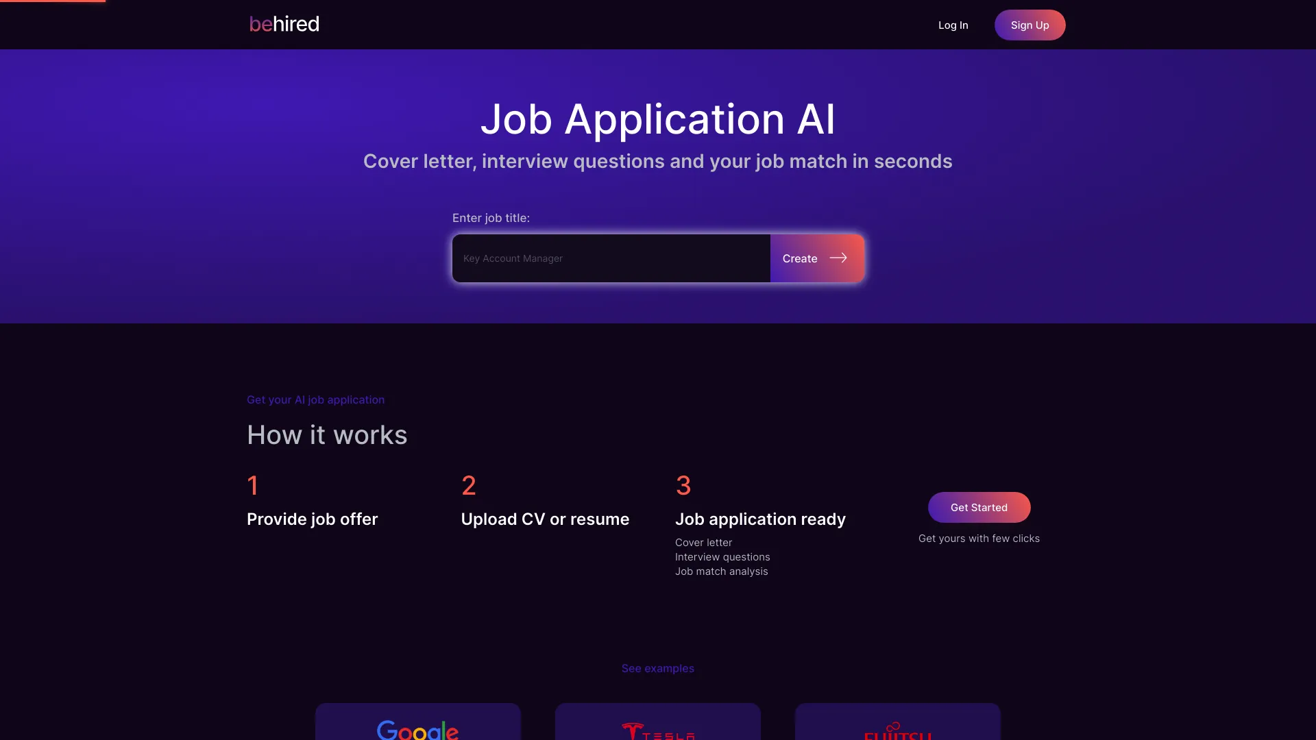 AI Job Application Tool - Behired