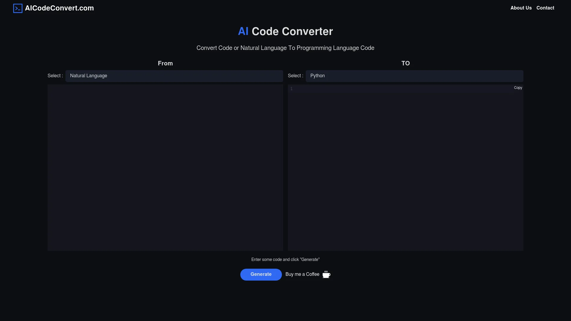 AI Code Converter - AICode Converter