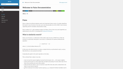 AI Similarity Search And Clustering Tool - Faiss
