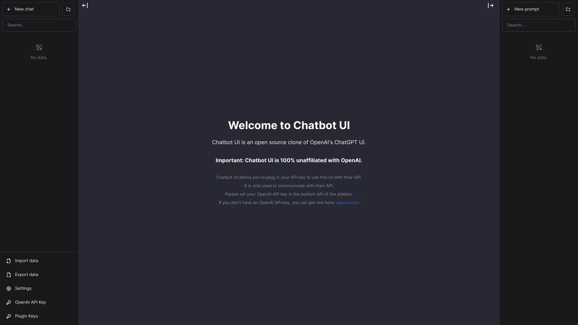 AI Chatbot Interface - Chatbot UI