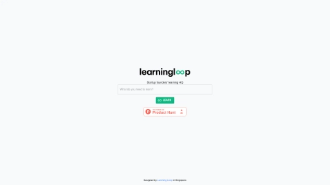 AI Learning Tool For Startup Founders - LearninglOOP