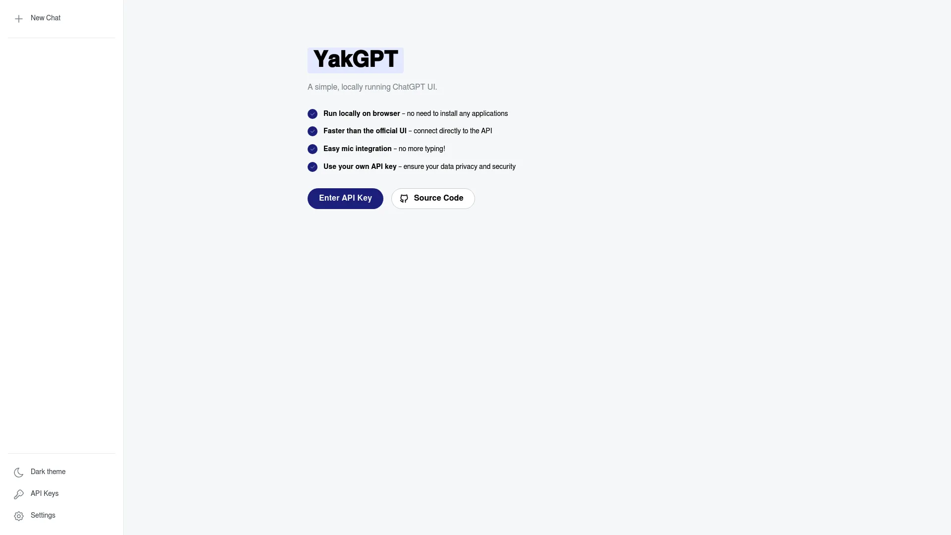 AI Chatgpt Ui Tool - YakGPT
