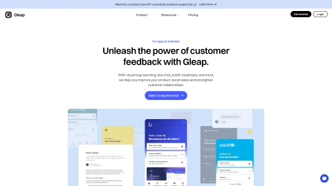 AI Customer Feedback Tool - GLEAP