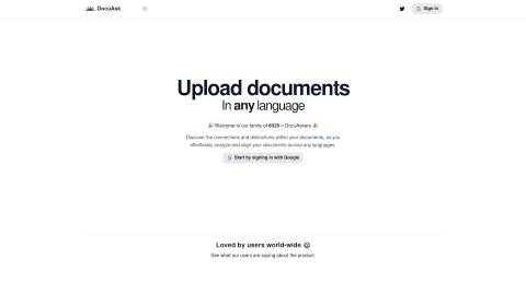 AI Document Analysis And Translation Tool - DocuAsk