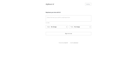 AI Text Rephraser - Rephraser AI