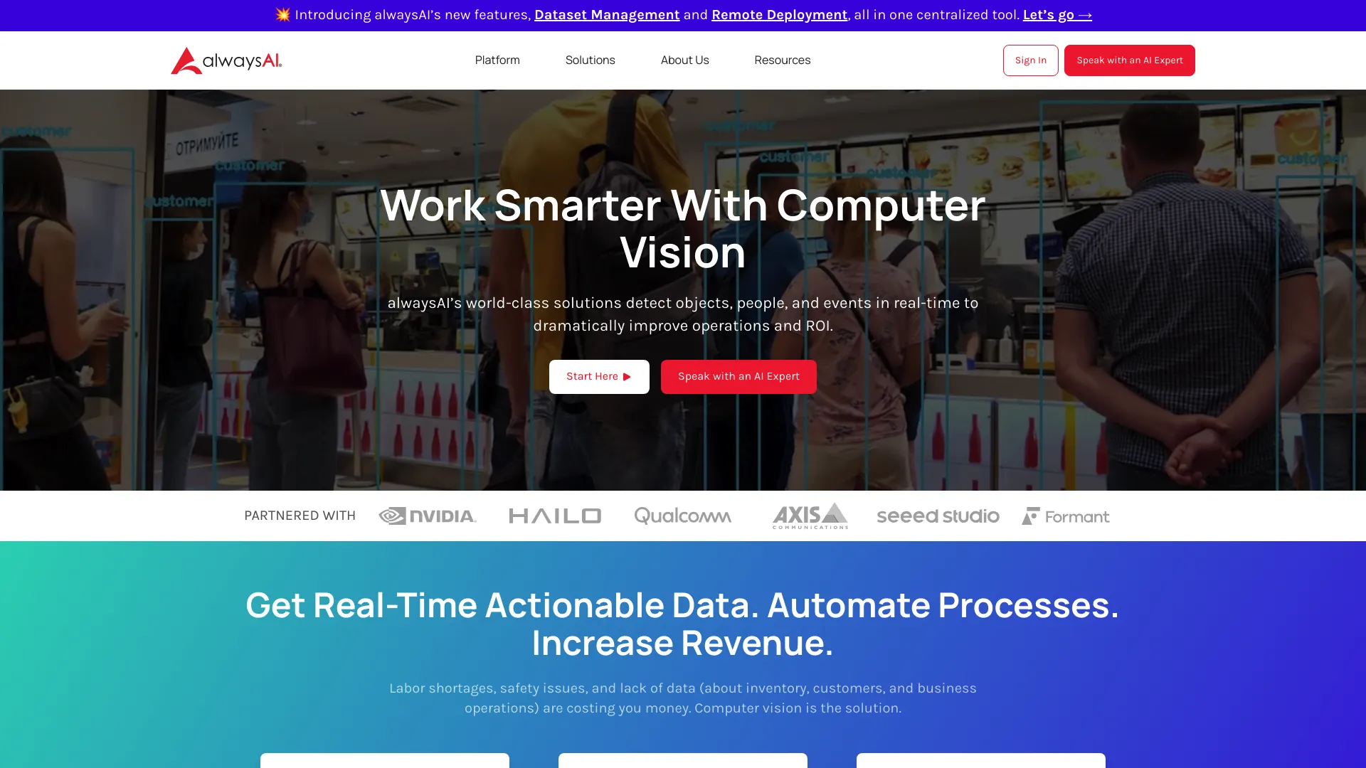 AI Computer Vision Platform - AlwaysAI