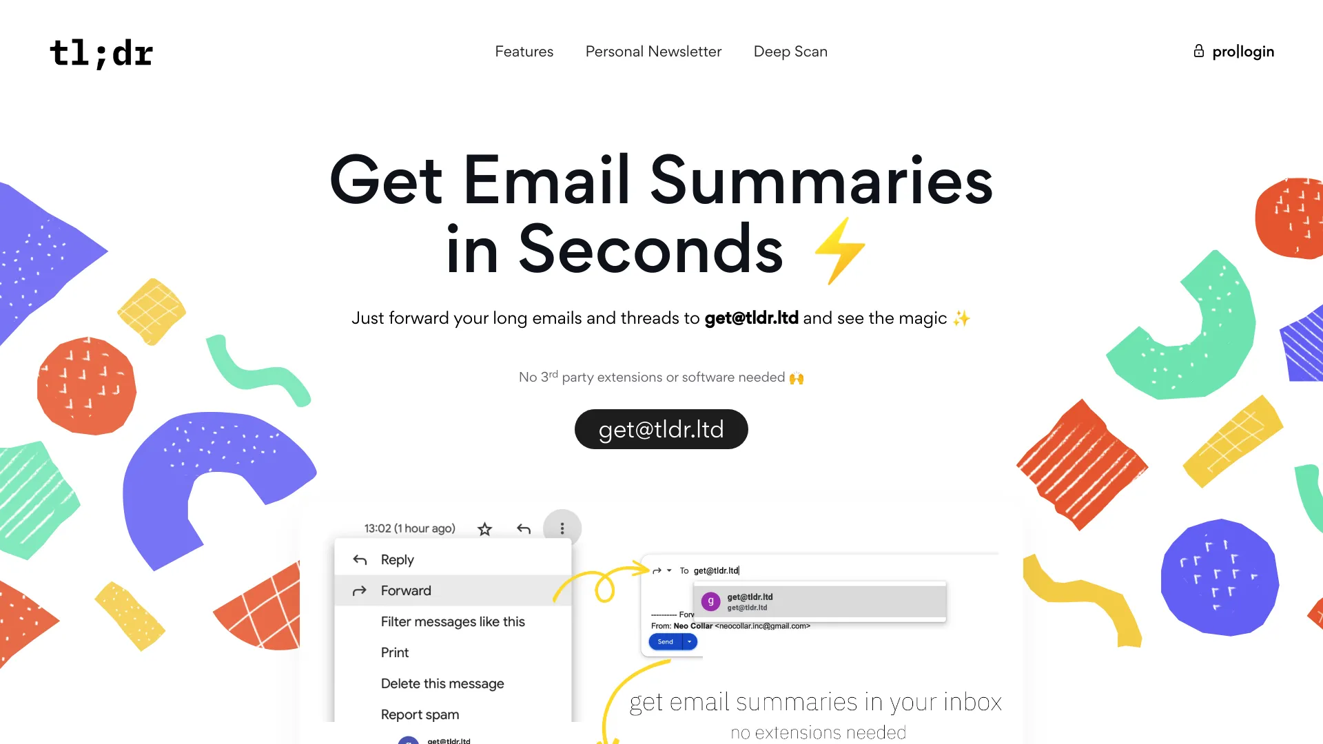 AI Email Summarizer - TLDR