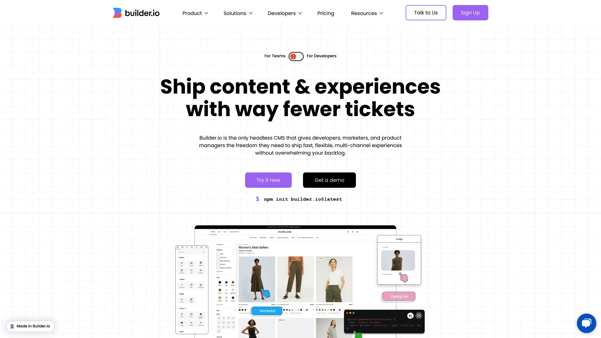 Visual Headless Cms AI Builder - Builder