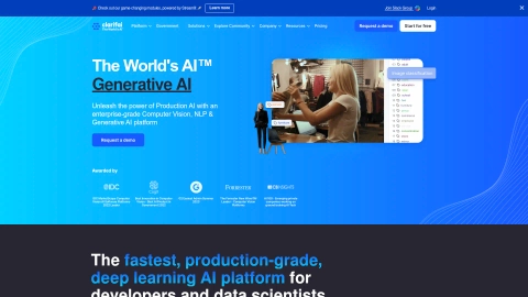Generative AI Computer Vision NLP - Clarifai
