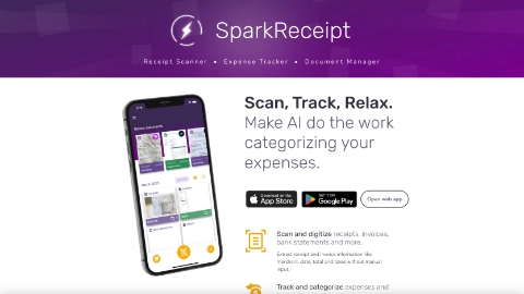 AI Receipt Data Extraction and Categorization Tool - SparkReceipt