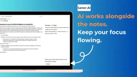 AI Note Taking Tool - Saner.ai