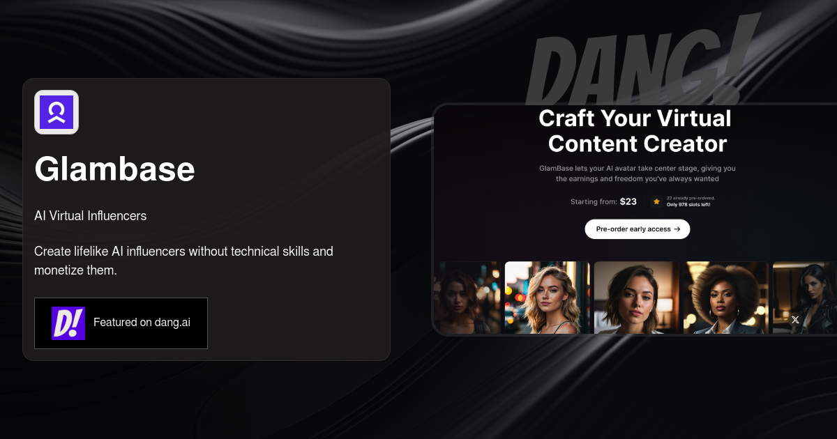 AI Virtual Influencers - Glambase