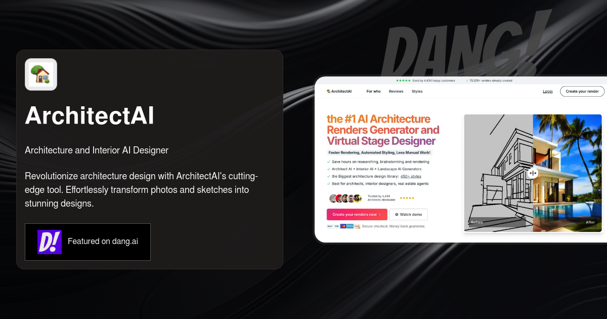 Architecture and Interior AI Designer - ArchitectAI