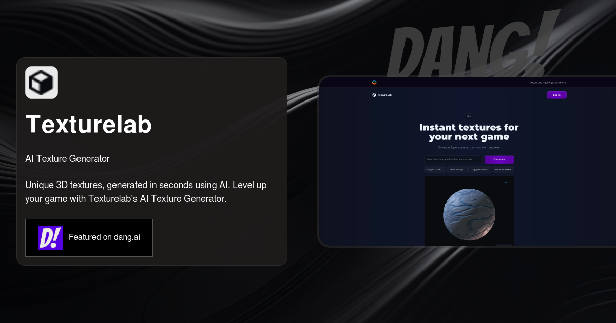 AI Texture Generator - Texturelab