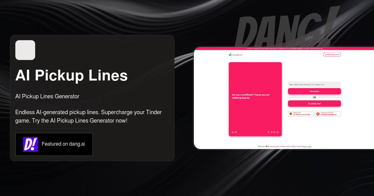 AI Pickup Lines Generator - AI Pickup Lines