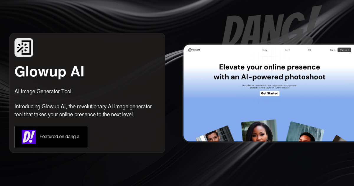 AI Image Generator Tool - Glowup AI