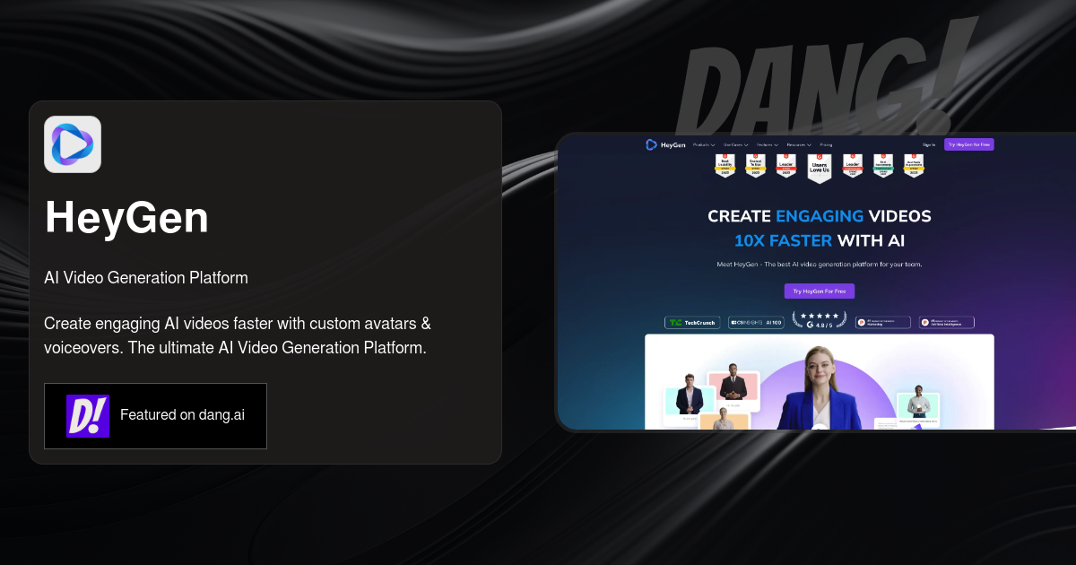 AI Video Generation Platform - HeyGen