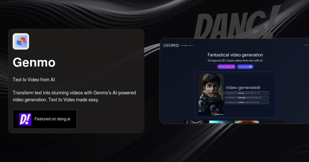 Text to Video from AI - Genmo