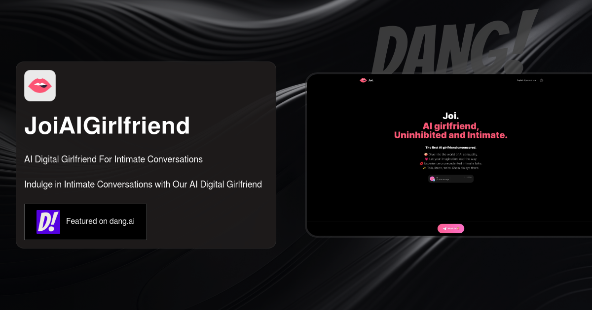AI Digital Girlfriend For Intimate Conversations - JoiAIGirlfriend