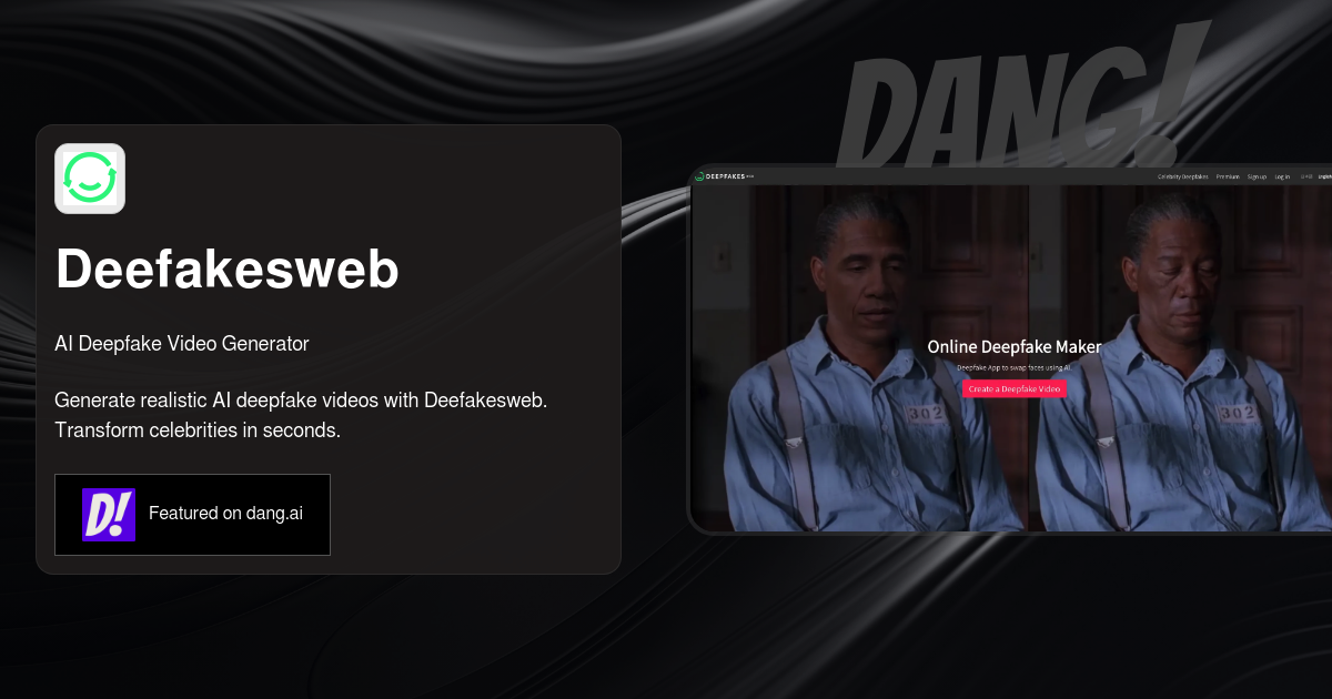 AI Deepfake Video Generator - Deefakesweb