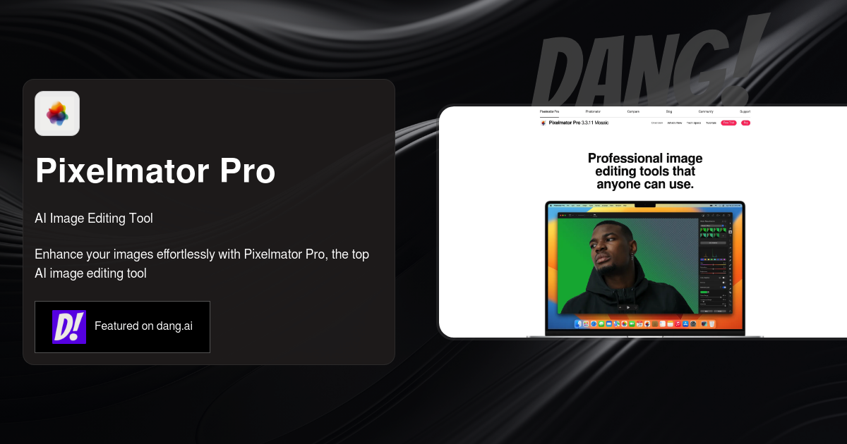 AI Image Editing Tool - Pixelmator Pro