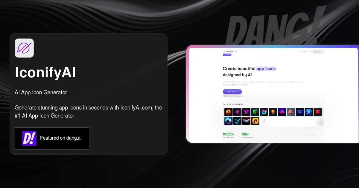 AI App Icon Generator - IconifyAI