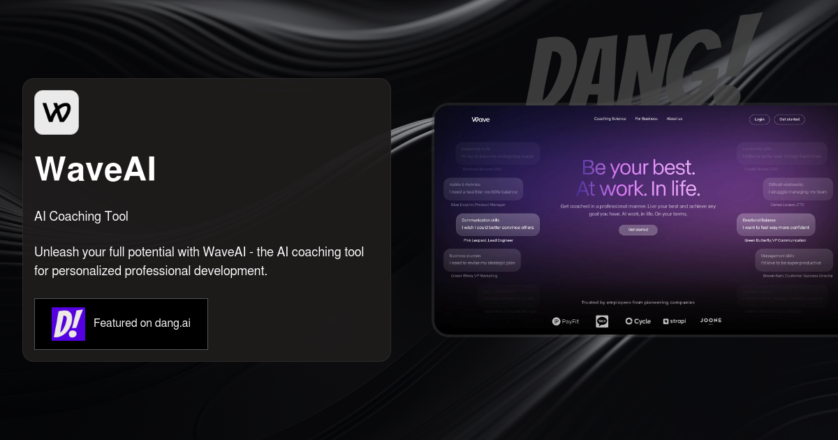 AI Coaching Tool - WaveAI