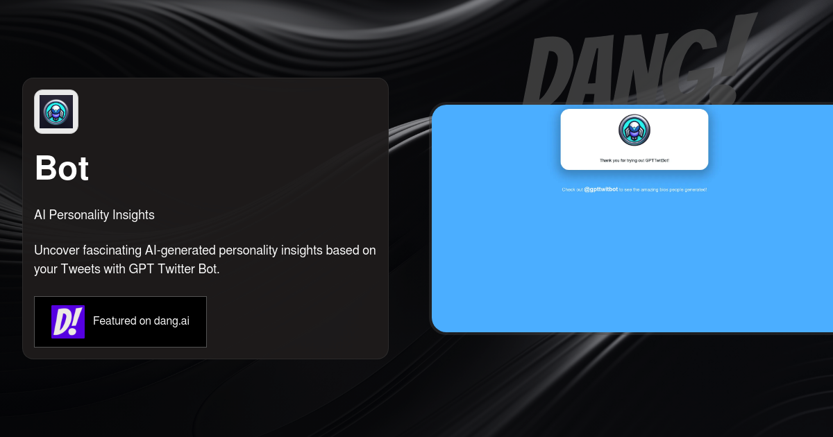 AI Personality Insights - Bot