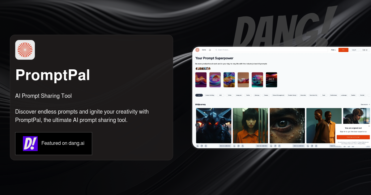 AI Prompt Sharing Tool - PromptPal