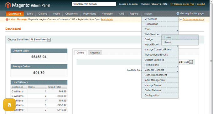Setting up an API user and role for Magento Integration | StoreFeeder
