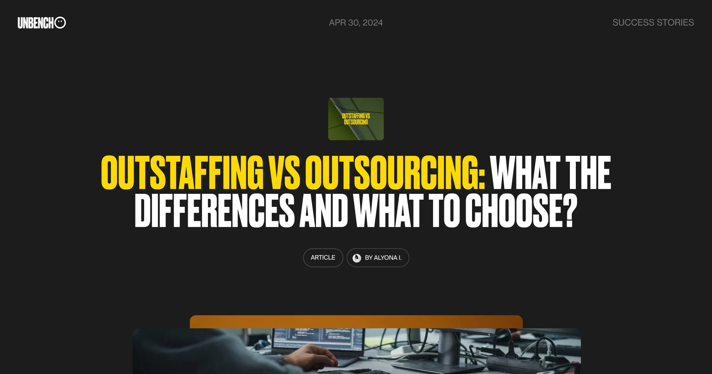 Outstaffing vs Outsourcing in IT: Key Differences & How to Choose | Unbench