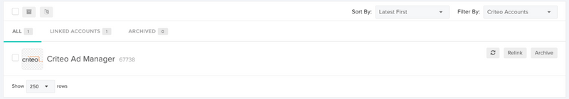 Criteo Dashboard - Marketing Agency Software | Reportgarden