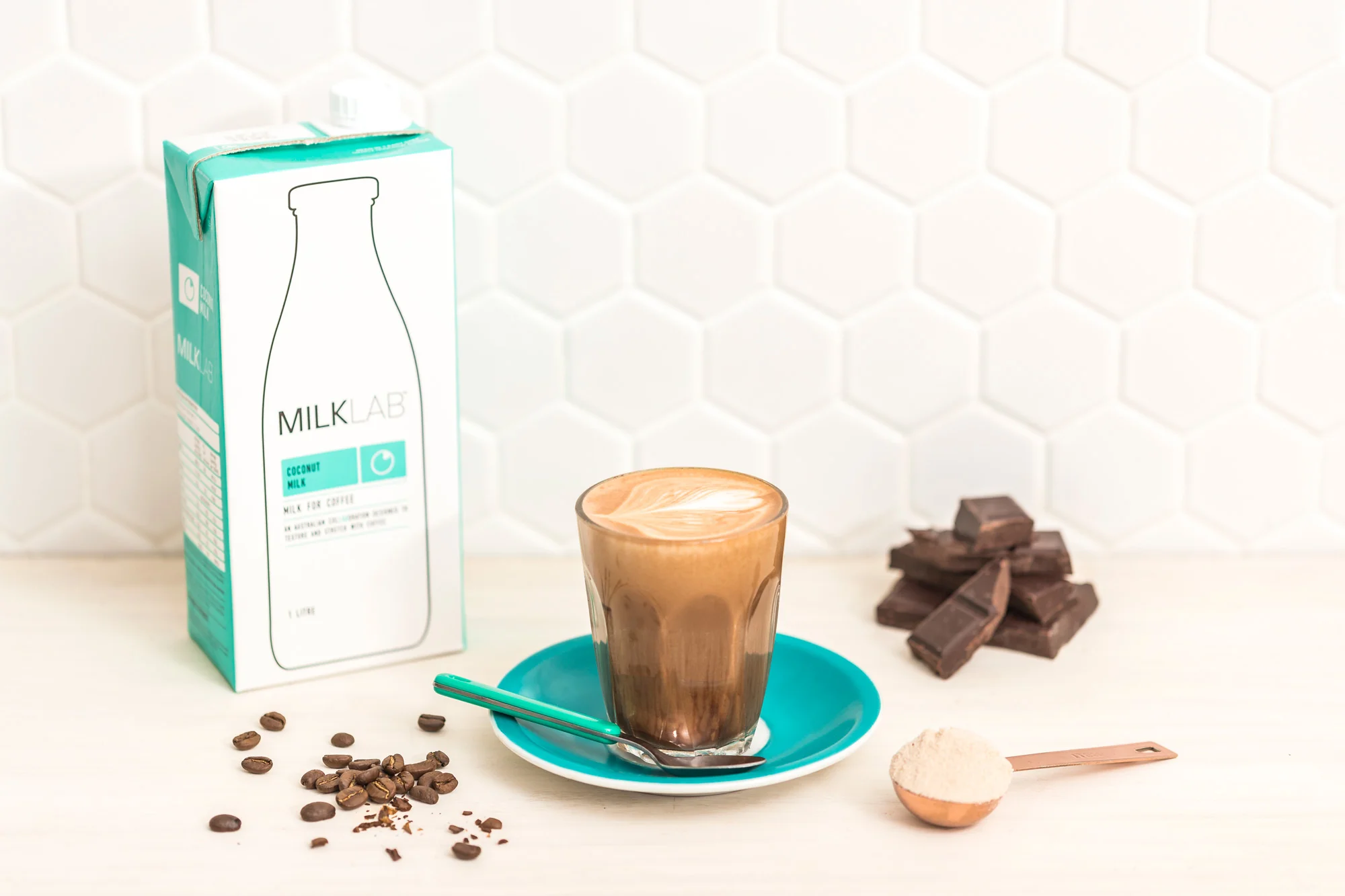 Choc Coconut Protein Latte | MILKLAB®