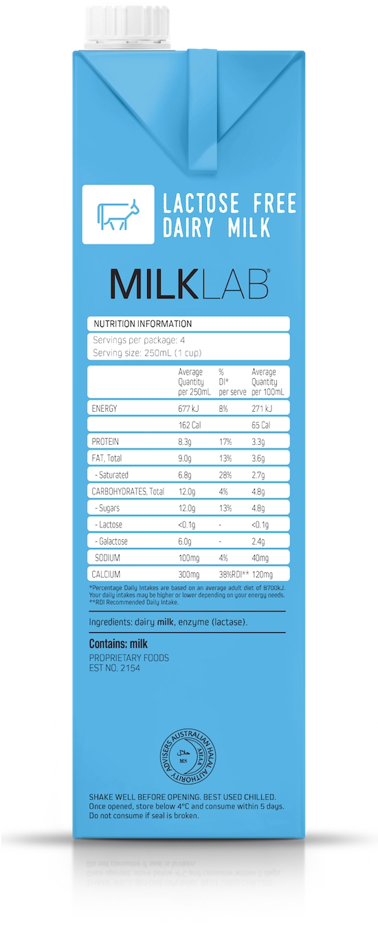 Barista Lactose Free Milk For Coffee & Espresso | MILKLAB®