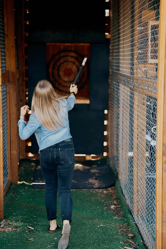 Axe Throwing Lane Rentals - High Trek Chelan