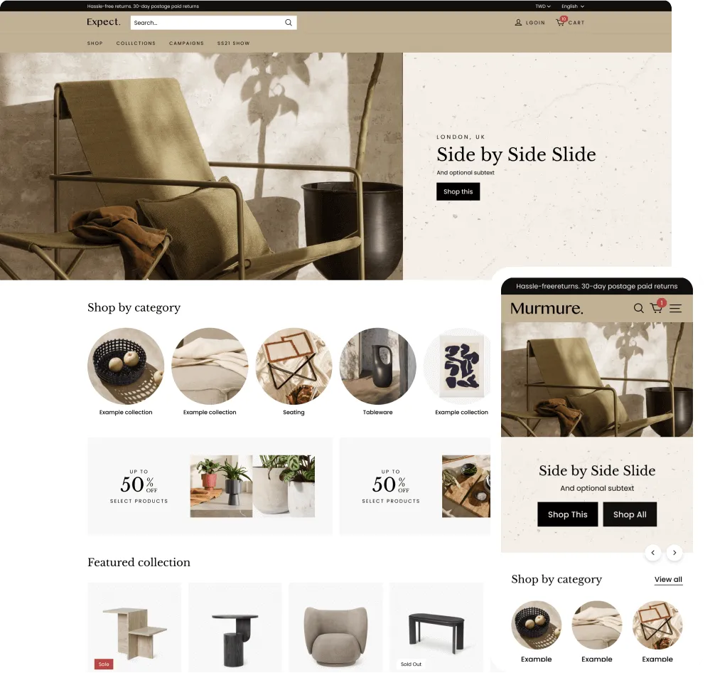 Best Free Ecommerce Website Themes | SHOPLINE