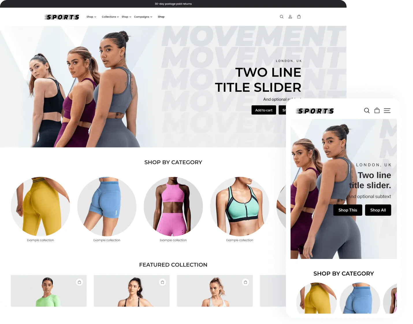 Best Free Ecommerce Website Themes | SHOPLINE
